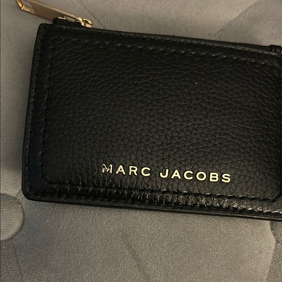 Marc Jacobs | Accessories | Marc Jacobs Black Leather Card Holder ...